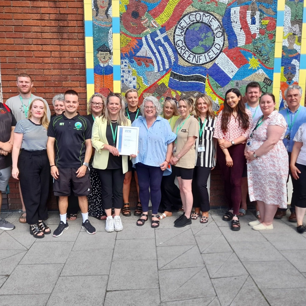 Greenfield School - Platinum Investors in People Award